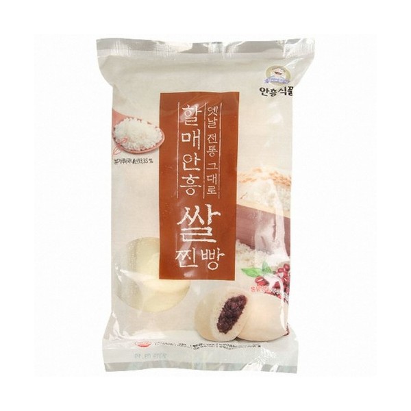(냉동)안흥 할매 쌀 찐빵 10개입 500g (50g x 10)