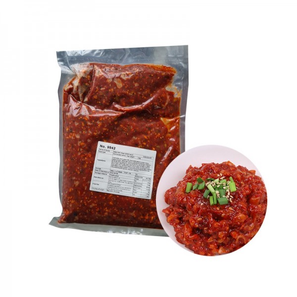 (RF) (K-FOOD) Seasoned squid for Bibim 1kg