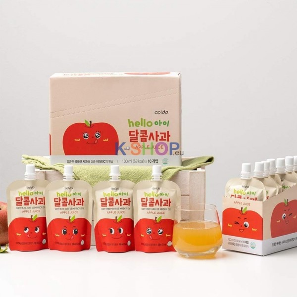 AOLDA Apple juice for kids 1BOX (100mlx10)