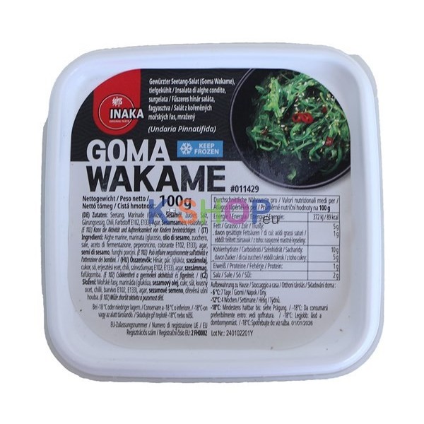 INAKA Seaweeds Salad seasoned Goma Wakame 1kg