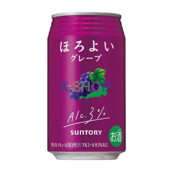 SUNTORY Grape drink 350ml (Alc 3%) (Einweg) zzgl. 0,25€ Pfand